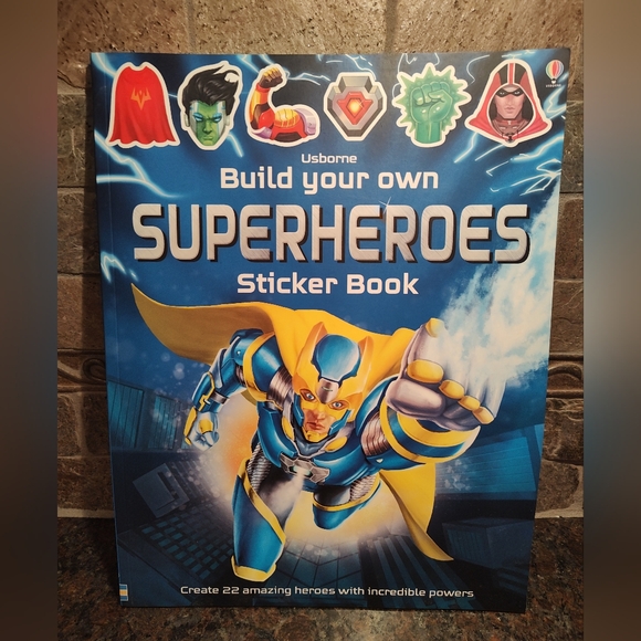 usborne | Toys | New Usborne Superheroes Sticker Book | Poshmark